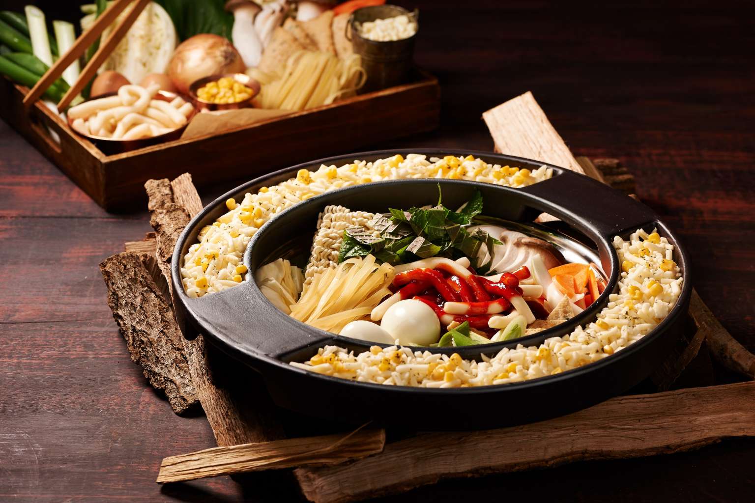 Dookki – Topokki for the first meal! Fried rice for the second meal